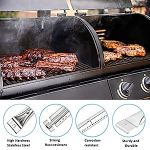 Grill Replacement Parts for Oklahoma Joe's Longhorn Combo 3-Burner Charcoal/Gas Smoker Grill 12201767 14201767 15202029 16202046 18202083 l, 1767054 Heat Tent 1767017 Burner Adjustable Crossover Tube