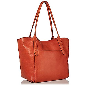 Frye womens Reed Shoulder Tote Bag, Burnt Orange, One Size US