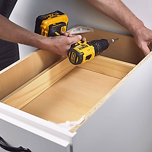 #9 x 1-3/4" Saberdrive White Cabinet Screws 1 LB, Approx. 123 Pieces, Durable Wood Screws, Serrated Thread for Secure Fastening, Avoid Cam Out