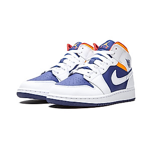 Nike Men's Shoes Sneaker, White Laser Orange Deep Royal Blue Track Red, 7.5 US