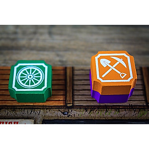 Gamelyn Games Tiny Epic Western: A Boomtown Board Game with A Poker Twist in The Wild West