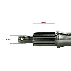 The ROP Shop | Rear Wheel Axle for 2003 Yamaha Warrior 350 Fourwheeler fits YFM350XR, YFM350XRC