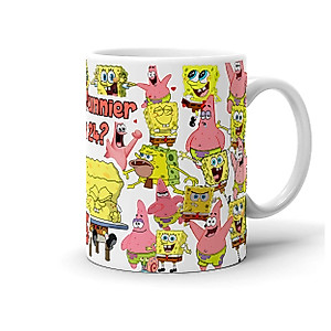 TIAZEA Coffee Mug What Birthday Is Tea Funnier Ceramic Than Cups 24 Christmas 25 11 Oz Mugs Gifts For Christmas Presents, White