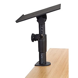 Gator Frameworks Desktop Clamp-On Studio Monitor and Speaker Stand - Set of 2 (GFWSPKSTMNDSKCMP)