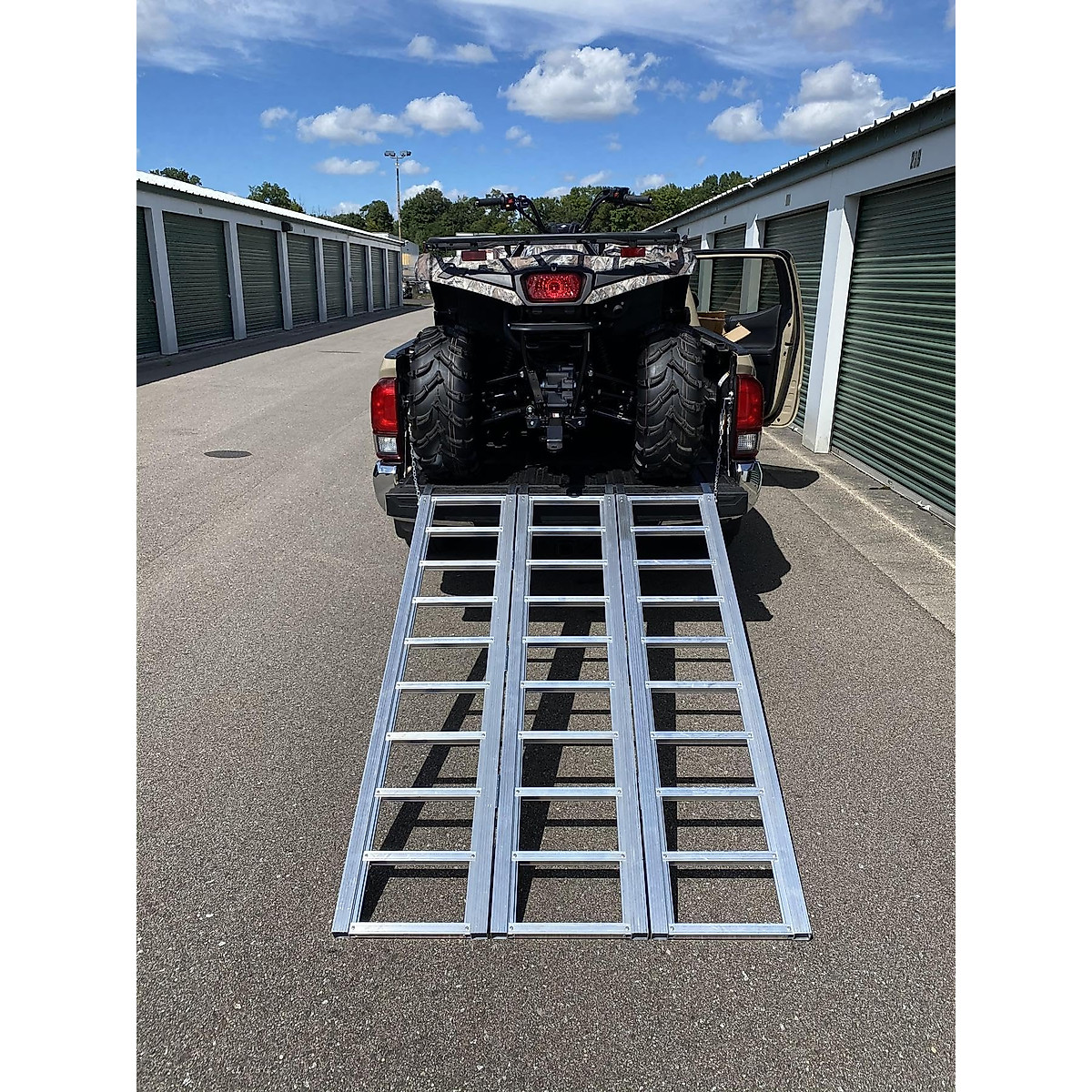 1500 lb. Capacity Tri-Fold Aluminum Loading Ramp -USATM