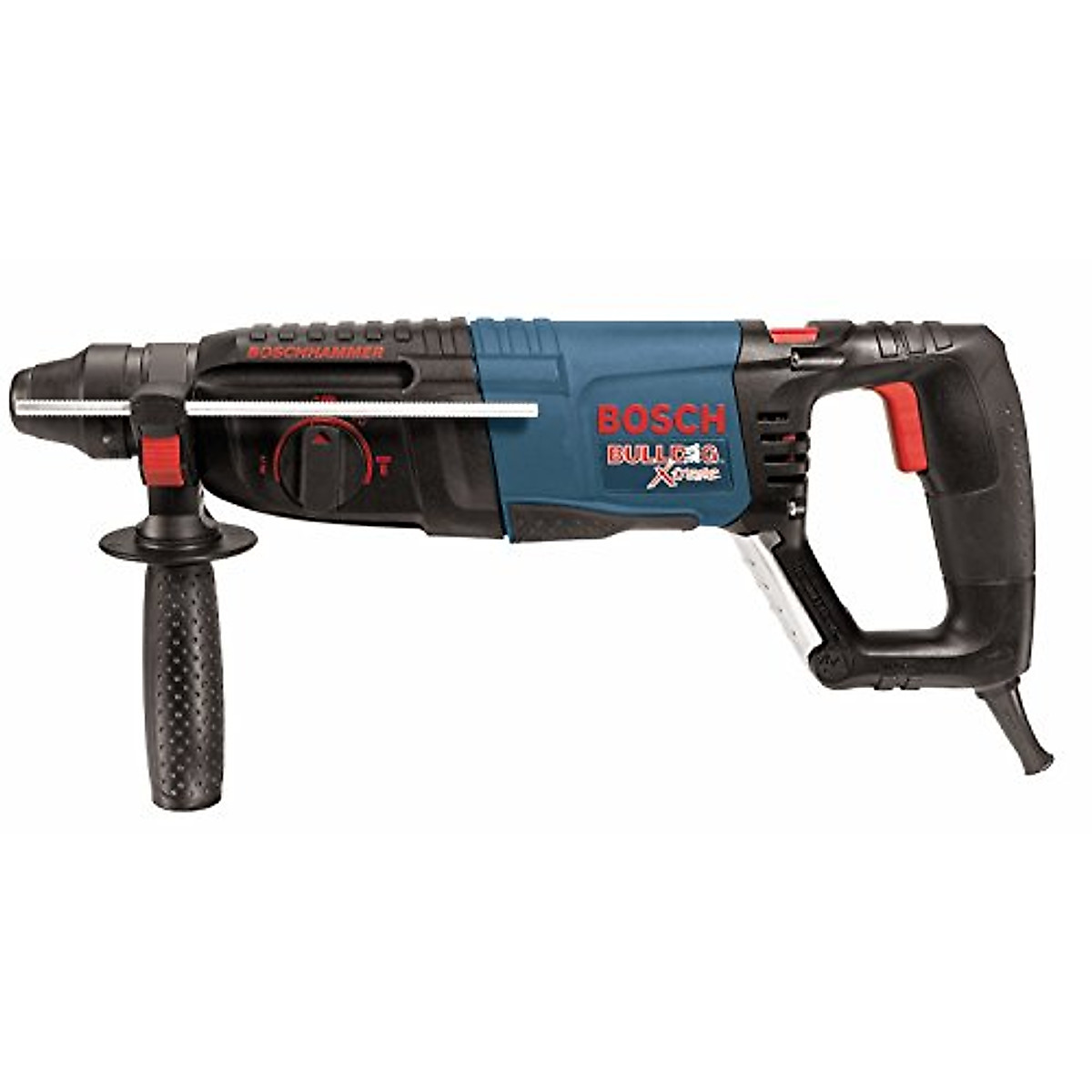 Bosch 11255VSR-GWS8 1" SDS-plus Bulldog Xtreme Rotary Hammer with 4-1/2" Small Angle Grinder, Blue