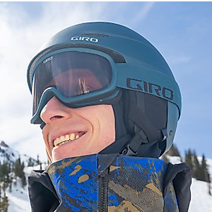 Giro Cruz Asian Fit Ski Goggles - Snowboard Goggles for Men, Women & Youth - Anti-Fog - OTG - Black Wordmark Strap with Yellow Boost Lens