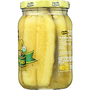 MOUNT OLIVE Organic Dill Spears, 16 FZ