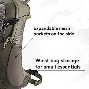 KAILAS Hurricane 20L 26L Hiking Backpack Lightweight Trekking Daypack Small Backpacks for Traveling Camping Outdoor Dull Green 26L