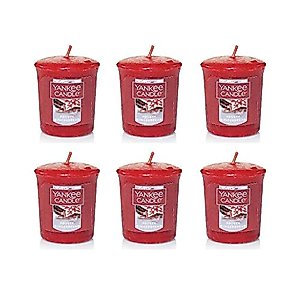 Yankee Candle 6 Frosty Gingerbread Sampler Votive Candles 1.75 oz Each