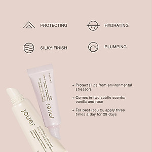 Jouer Essential Lip Enhancer - Plumping Lip Gloss - Enhancing Lip Conditioner - Moisturize, Plump, & Nourishing Lip Care - Jojoba Seed Oil and Maxi Lip Formula for Moisturizing and Fullness, Rose