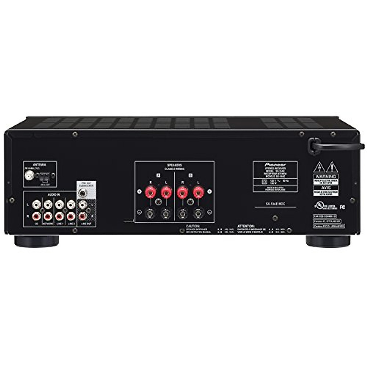 Pioneer SX-10AE Home Audio Stereo Receiver with Bluetooth Wireless Technology - Black