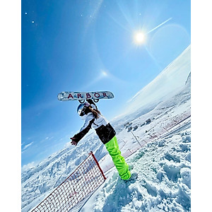 SEARIPE Womens Ski Pants Waterproof Ski Bibs Women Insulated Snow Bibs Adjustable Overalls Ripstop Snowboard Pant(Bean,L) Red Wine