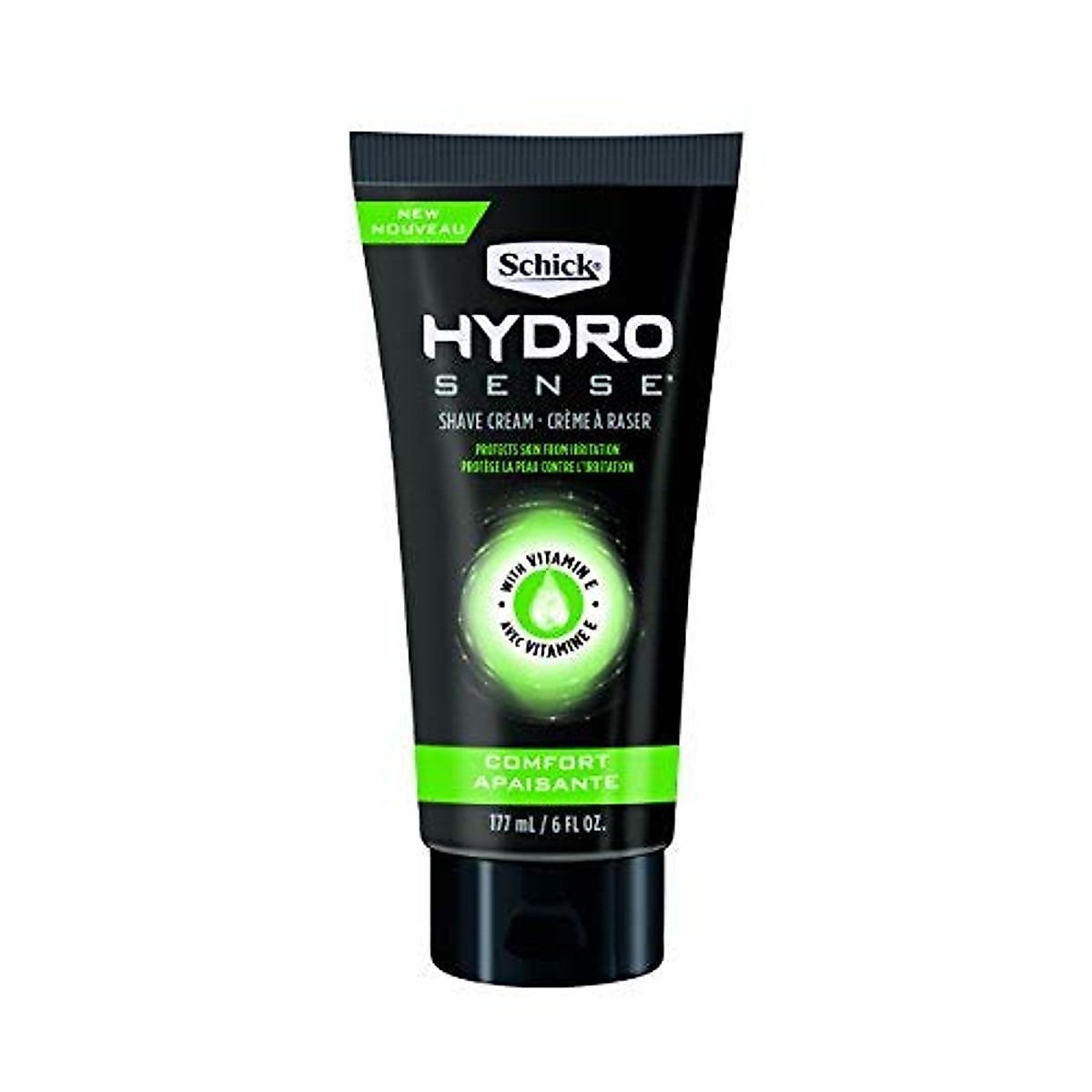 Schick Hydro Sense Comfort Shave Cream for Men, 6 Ounce, 3 Count