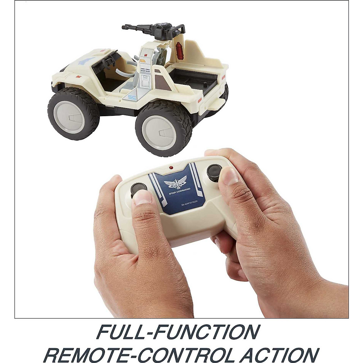 Hot Wheels Mattel Disney and Pixar RC, Remote-Control Lightyear Space Commander UTV for Collectors & Kids