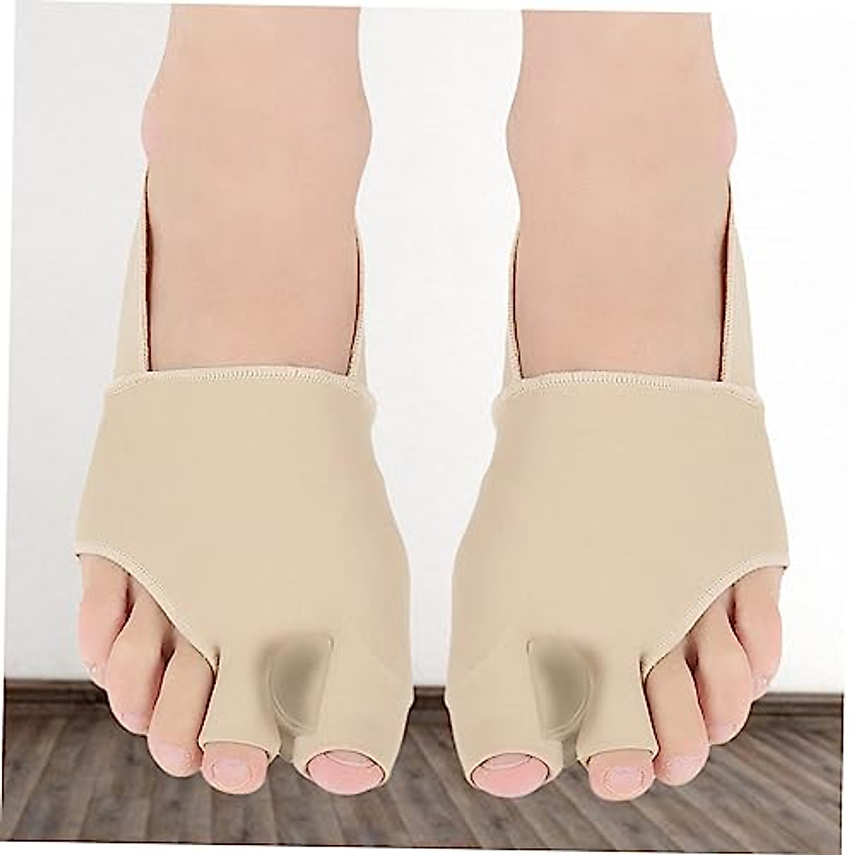 Hemoton 1 Pair Gloves Toe Spacers Orthopedic Bunion Splint Thumb Brace Thumb Protector Night Splint Toes Separator Thumb Bunions Protector Ease Foot Pain Socks Foot Protector Bracket Brace