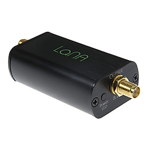 Nooelec Lana - Ultra Low-Noise Amplifier (LNA) Module for RF & Software Defined Radio (SDR) with Enclosure & Accessories. Wideband 20MHz-4000MHz Frequency Capability with Bias Tee & USB Power Options