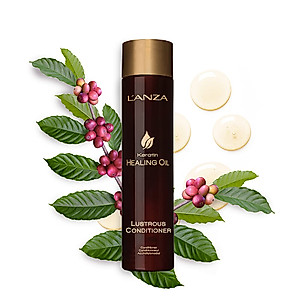 L'ANZA Heal & Restore Hair Care Kit - Shampoo, Conditioner and Keratin Hair Oil for Enhancing Hair Volume and Achieving a Soft, Lustrous Texture - for Women (10.1/8.5/3.4 Fl Oz)