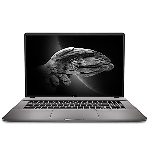 MSI Creator Z17 17" Professional Creator Laptop: Intel Core i9-12900H RTX 3080 Ti 64GB DDR5 2TB NVMe SSD, QHD+ 165hz Touch 100% DCI-P3, Thunderbolt 4 w/ PD Charging, Win 11 Pro: Lunar Gray A12UHST-046
