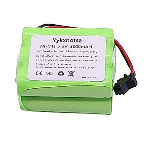 Parts & Accessories 7.2V 3000mah NI-MH Battery Pack X Model with Charger Set for Remote Control Electric Toy Tool Boat Toy Accessories 7.2V Battery - (Color: 1B EU)