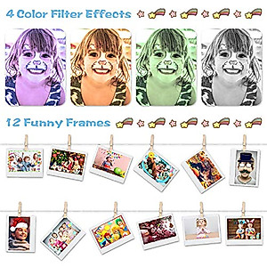 WOWGO Kids Digital Camera - 12MP Children's Camera with Large Screen for Boys and Girls, 1080P Rechargeable Electronic Camera with 32GB TF Card