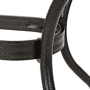 Christopher Knight Home Hallandale Outdoor Sarasota Cast Aluminum Rectangular Dining Set, 7-Pcs Set, Hammered Bronze