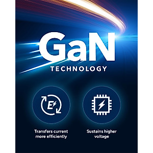 mophie USB C Charger GaN 120W, 4-Port Fast Compact Wall Charger for MacBook Pro/Air, iPad Pro, Galaxy S22/S21, Dell XPS 13, Note 20/10+, iPhone 14/13/12 Pro, and More - Black