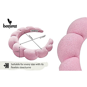 BERIENS Spa Headband - Make up headband - Black