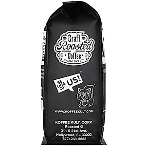 Koffee Kult Dark Roast Whole Bean Coffee - Small Batch Gourmet Aromatic Artisan Blend 100% Arabica Coffee Beans Organically Sourced (Dark Roast, 32oz)