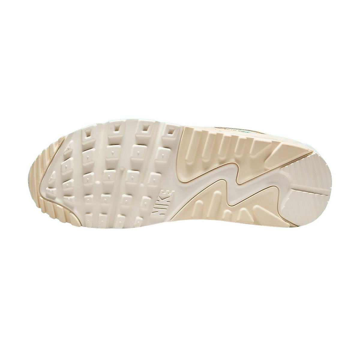 Nike Women's Air Max 90 Shoe, Phantom/Metallic Silver, 7