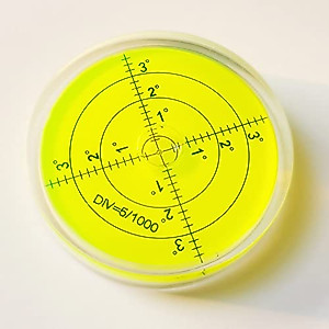 Magnetic Round Bubble Level Tool Bullseye Inclinometer Machinist Pocket Precision Spirit String Circular - Trailer Rv Leveling System Blocks Table Post Indicators Camper Leveler Magnet 2.4 Inch 60mm
