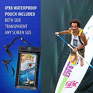 Luck route Dry Bags Waterproof (20L - Black) - Dry Bags for Kayaking Waterproof - Dry Sack Water Bag - Water Proof Bag - Waterproof Bags For Boating - Waterproof Backpacks - Waterproof Floating Bag