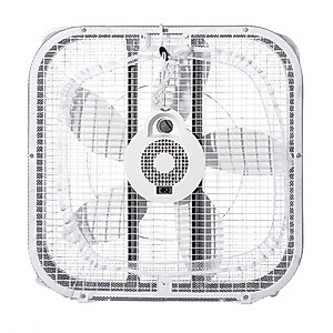 ARAWARA Window Box Fan Covers (Not Included Fan), Mesh Cover for Kid Safe and Finger Protector, Reusable Dustproof Cover, Industrial Fan Cover, Safety Fan Covers, 20 inch Diameter Square Cover, 2 PKS