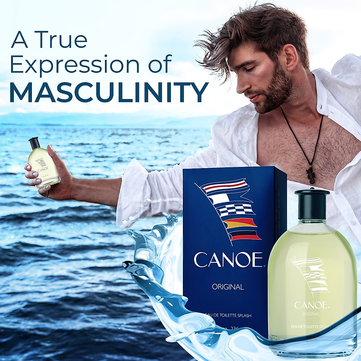 CANOE by DANA Eau De Toilette for Men, Sport Scent