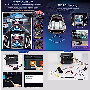 Android 11 GPS Navigation Stereo Radio 9 Inch Touch Screen Multimedia Player, for Chevy Cruze 2008-2013 Support Bluetooth/Steering Wheel Control/FHD/Reversing Camera,TS4 9836 4+64GB