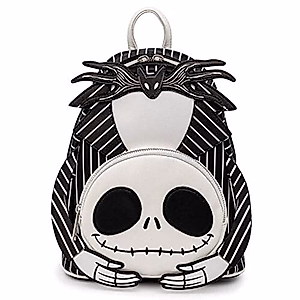 Loungefly Disney Nightmare Before Christmas Headless Jack Skellington Womens Double Strap Shoulder Bag Purse