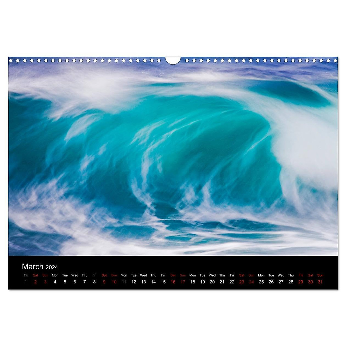 Cornish Surf and Storms (Wall Calendar 2024 DIN A3 Landscape), CALVENDO 12 Month Wall Calendar