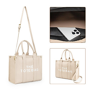 JBB Women Tote Bags PU Leather Cute Crossbody Travel School Office Beach Shoulder Handbags Hobo Satchel with Zipper Green