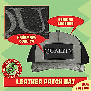 I'm an Upholstery Cleaner. I Got This. I Think... - Leather Black Patch Engraved Trucker Hat, Grey-Steel, One Size