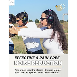 TRADESMART “His & Hers” Gift - Pink & Grey Shooting Ear and Eye Kits, U.S. Certified, for Women & Men