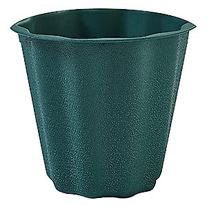 FloraCraft Plastic Design Container 5.45 Inch x 5.9 Inch Green