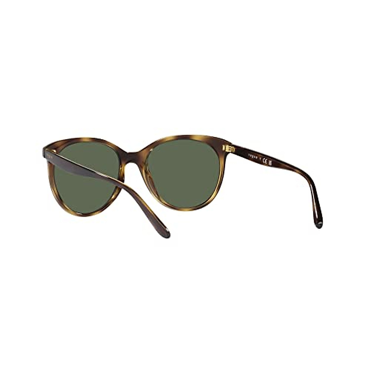 Vogue Eyewear Women's VO5453S Round Sunglasses, Dark Havana/Dark Green, 53 mm