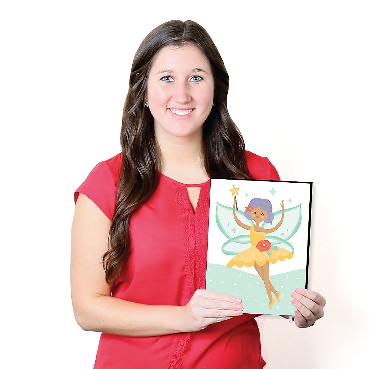 Big Dot of Happiness Let’s Be Fairies - Fairy Garden Nursery Wall Art and Kids Room Decor - 7.5 x 10 inches - Set of 3 Prints