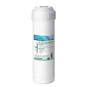 APEC Water Systems FI-CHLORAMINE Chloramine/Hydrogen Sulfide Reduction Water Filter with 10" Industry standard size (Replace RO 3rd Stage filter)