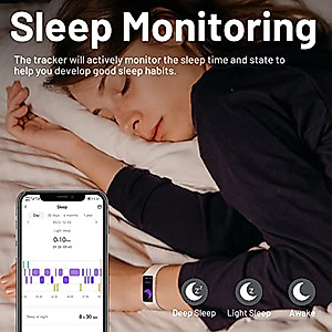 Asmoda Fitness Tracker, Smart Watch with Stopwatch and Pedometer, 1.1" Size Screen AMOLED Display Smartwatch with 25 Sport Modes, IP67 Waterproof Step Counter for iOS and Android Phone