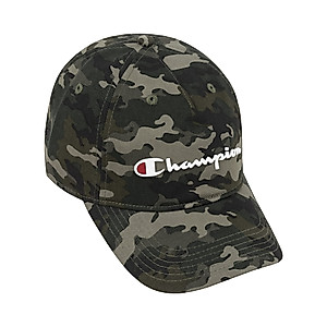 Champion Unisex Adult Ameritage Dad Adjustable Cap, Camo, One Size US