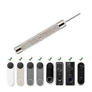 Doorbell Removal Pin Release Key Security Tool Replacement - Remove Video Doorbell from Mount (Compatible with Nest Video Doorbell, Arlo Video Doorbell and Eufy Video Doorbell