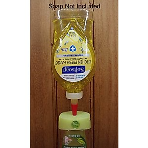Transfer Cap For Your Lysol No Touch Auto Soap Dispenser - Refill With Your Own Hand or Dish Soap (soap not included)