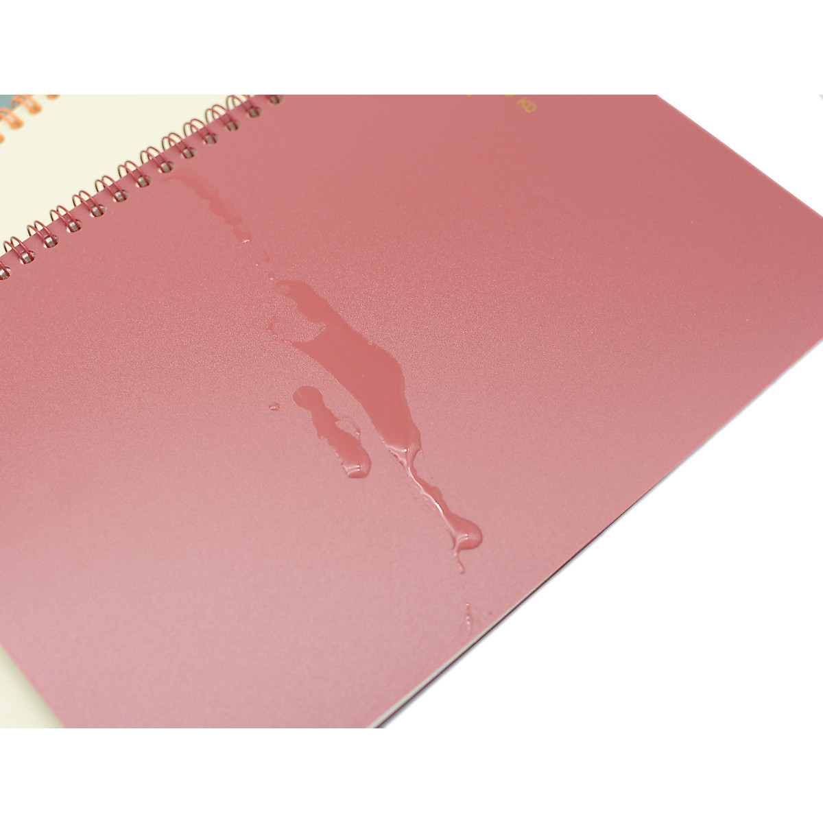 Yansanido Spiral Notebook, 4 Pcs B5 9.8 x 6.9 inch Thick Plastic Hardcover 8mm Ruled 4 Color 80 Sheets -160 Pages Journals for Study and Notes