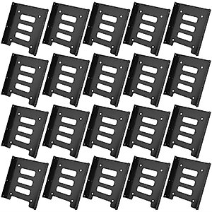 Spofit 2.5 to 3.5 HDD/SSD Mounting Bracket Hard Drive Holder Single Drive 2.5 to 3.5 Adapter (20 Pack)